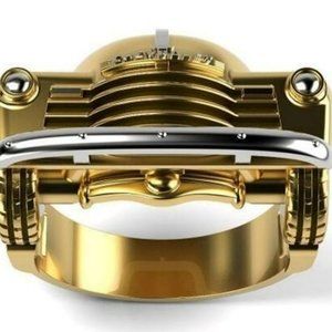 Accessories | Twotone Mechanical Precision Car Model Ring | Poshmark
